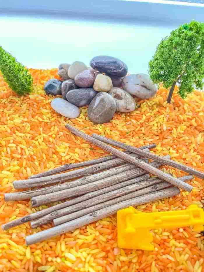 Construction Site Sensory Bin | Sensory-N-Stuff