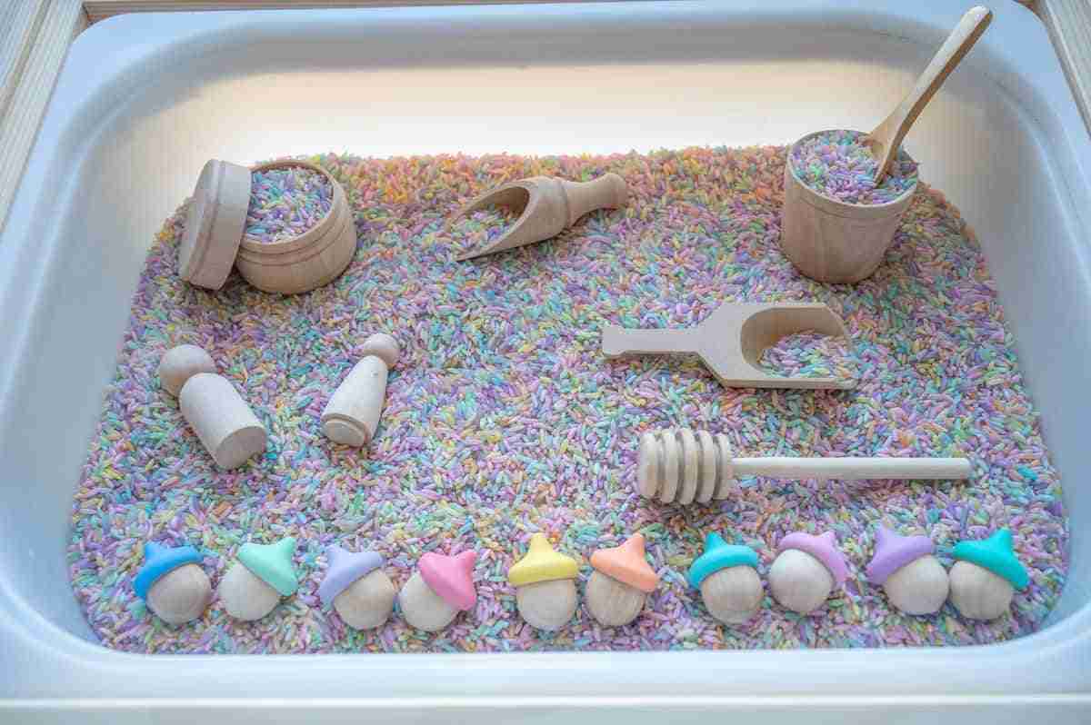 Pastel Rice Starter Set | Sensory-N-Stuff