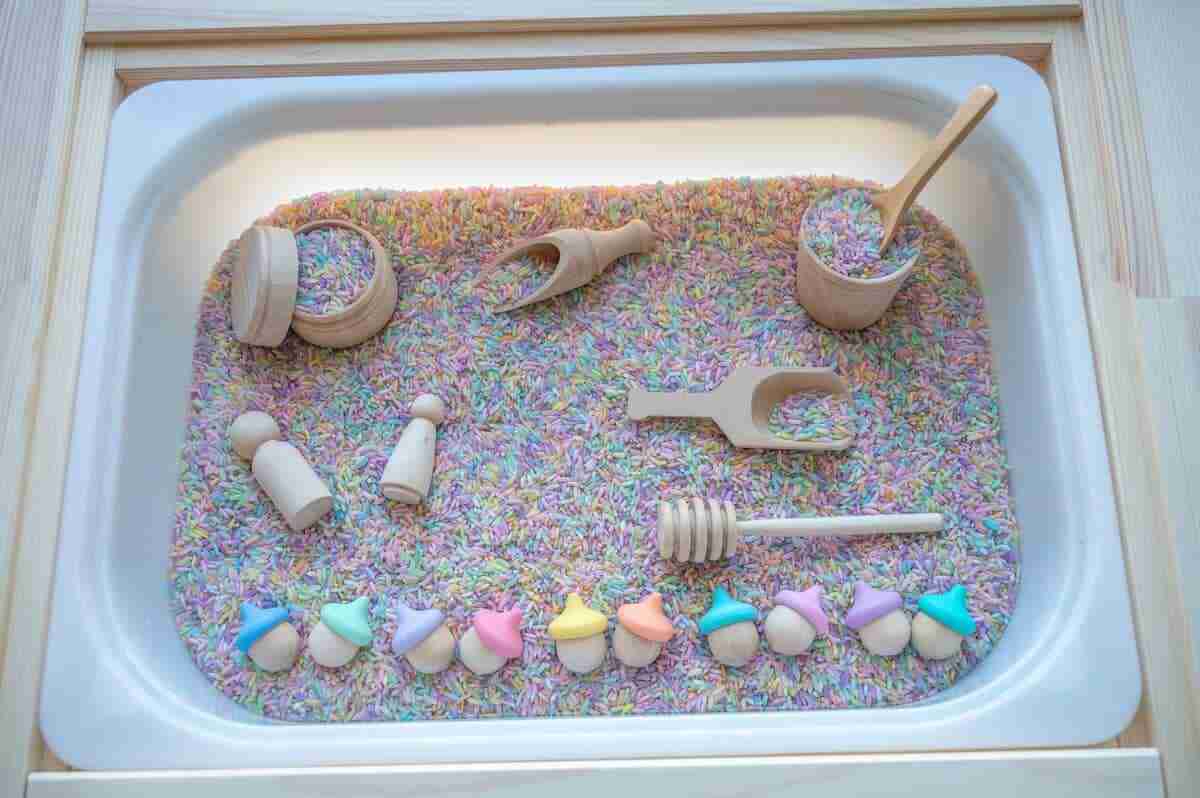 Pastel Rice Starter Set | Sensory-N-Stuff