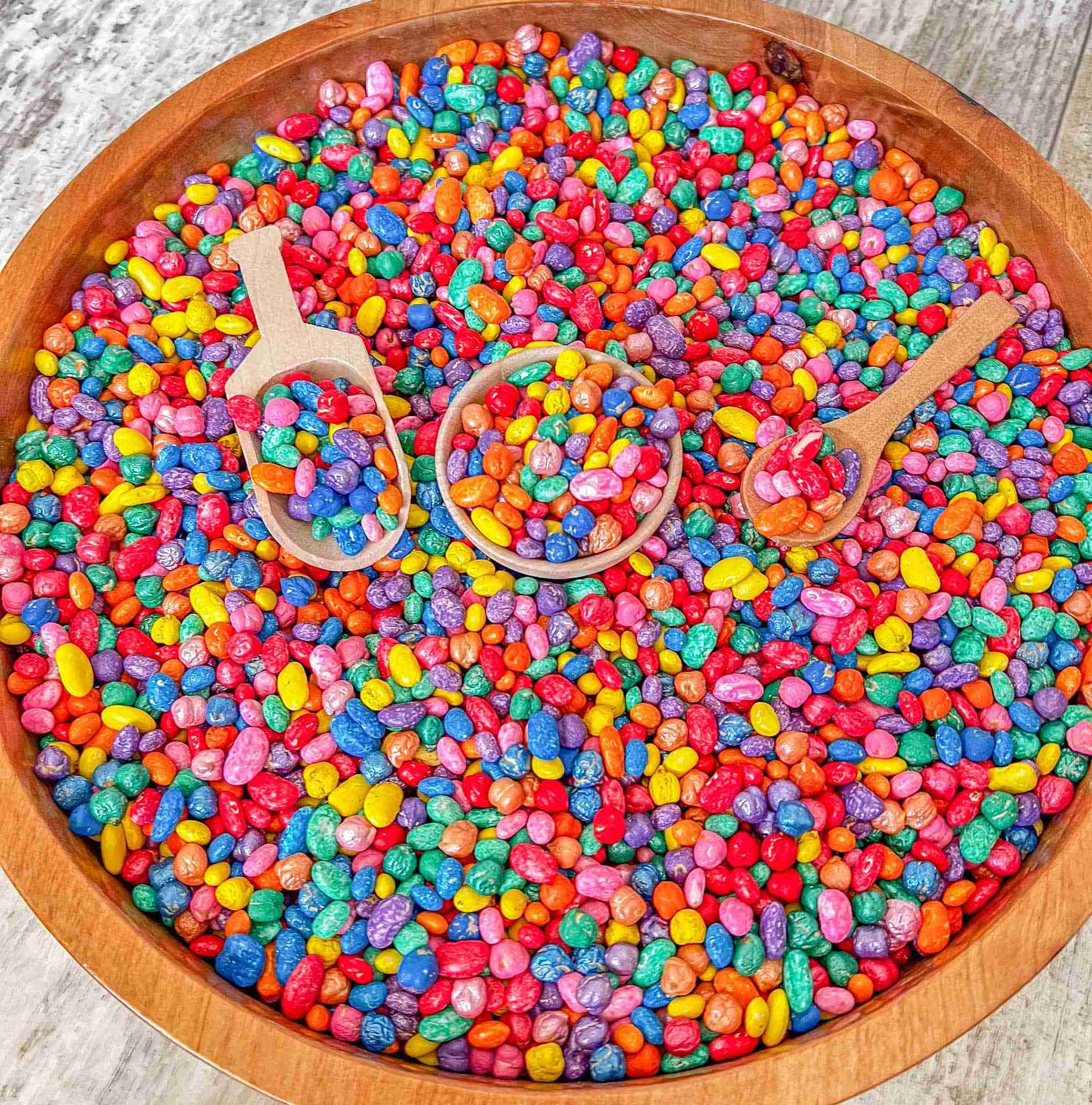 Rainbow Bean Mix Sensory Filler | Sensory-N-Stuff