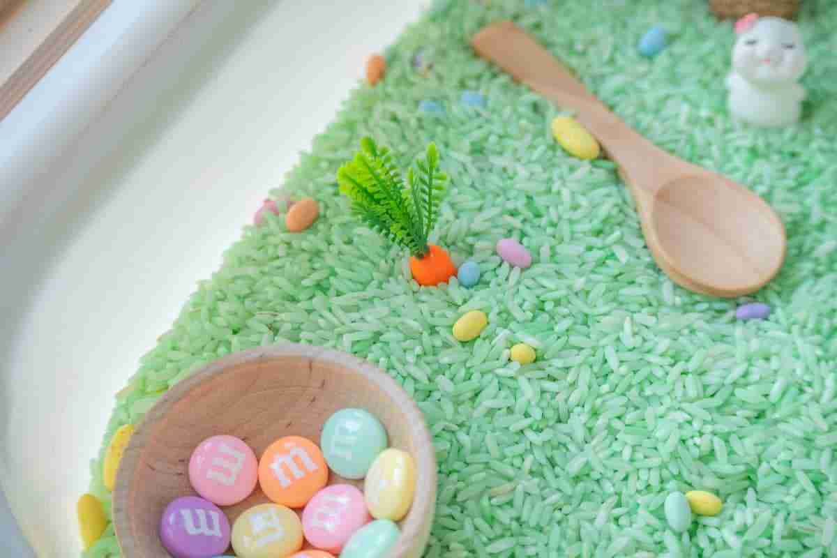 Easter Bunny Sensory Bin - Sensory-N-Stuff