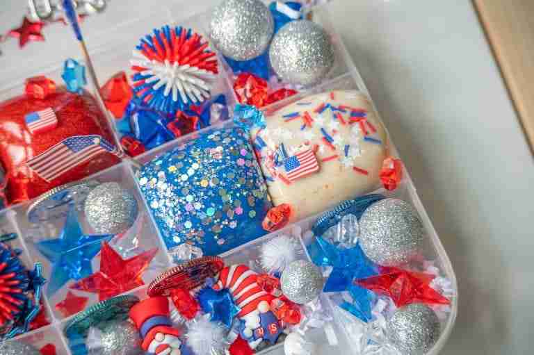 4th of July Sensory Activities: Playdough Kit | Sensory-N-Stuff