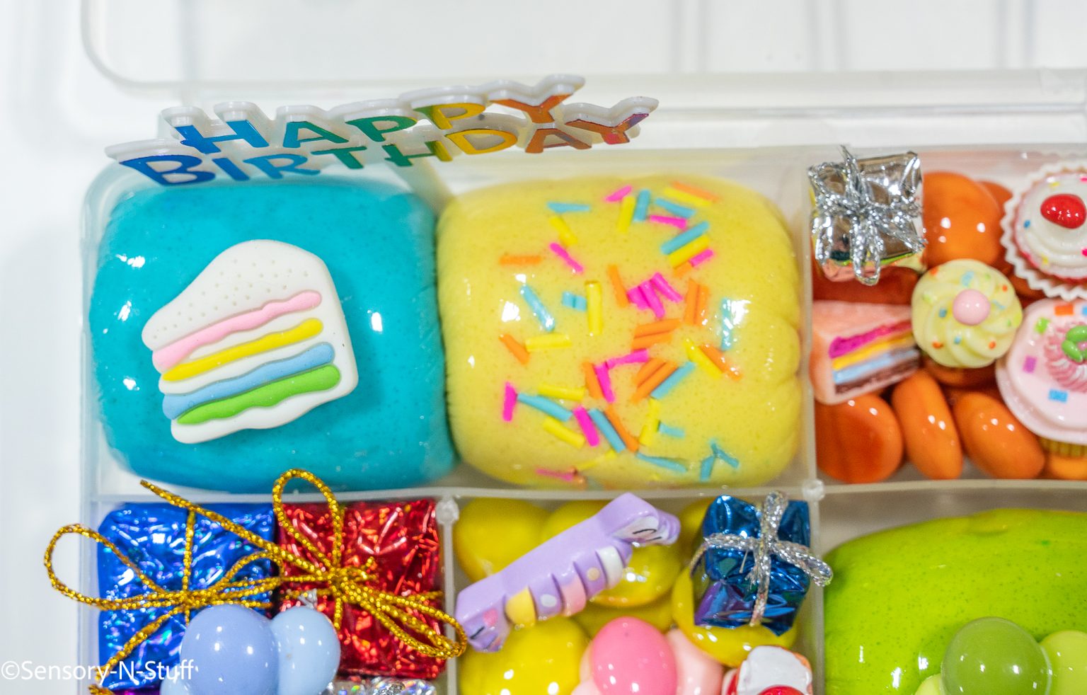 Deluxe Happy Birthday Playdough Kit | Sensory-N-Stuff