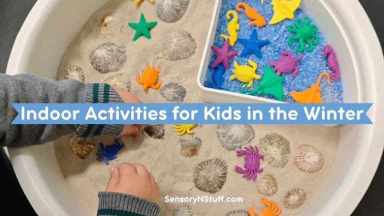 Fun and Easy Snow Day Indoor Winter Activities | Sensory-N-Stuff